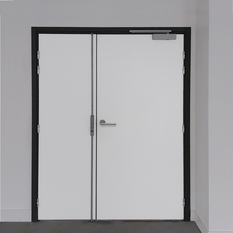 Bloc porte bois 2 vantaux coupe-feu EI30 acoustique